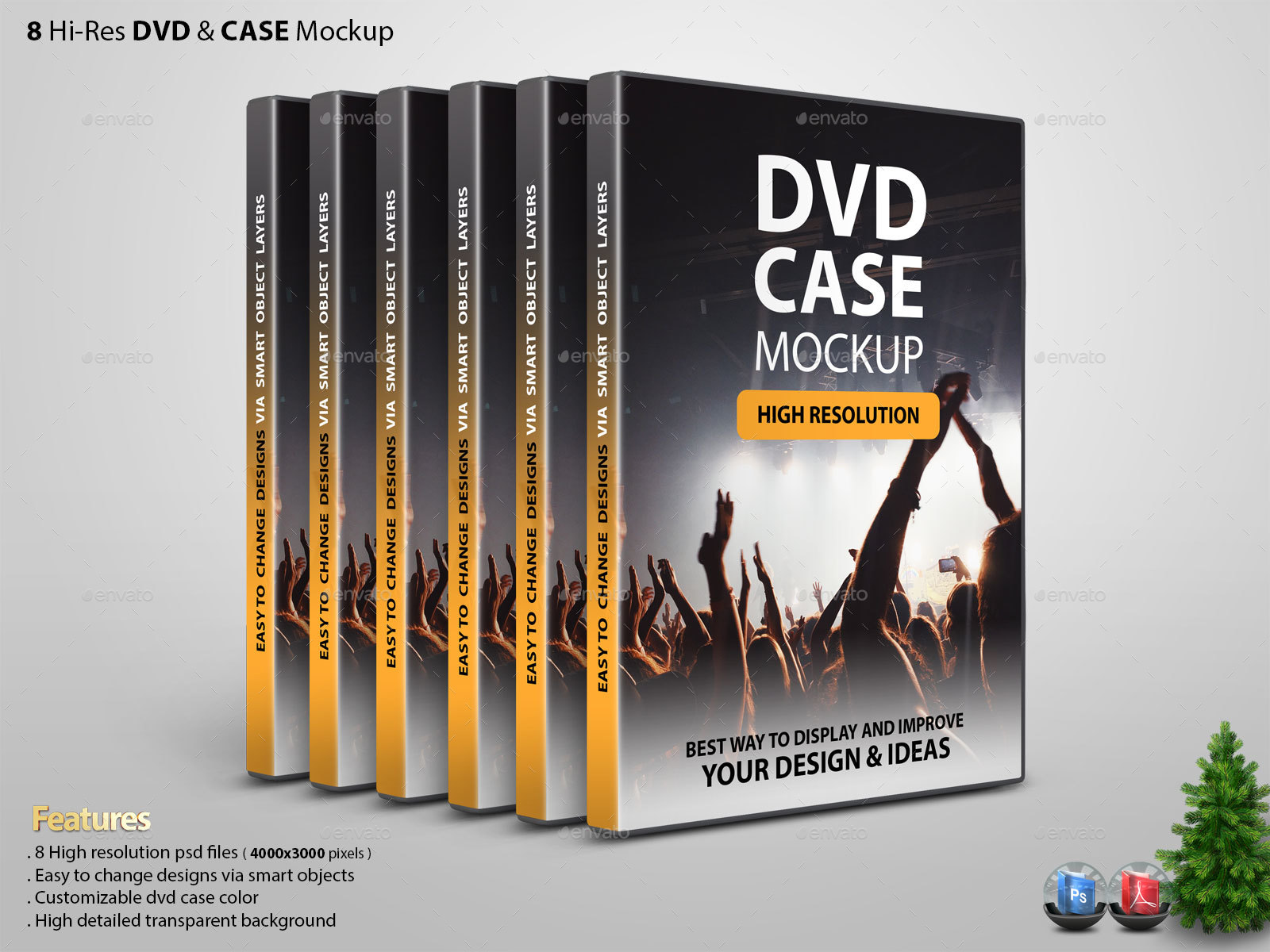CD and DVD Case Mockup, Graphics | GraphicRiver