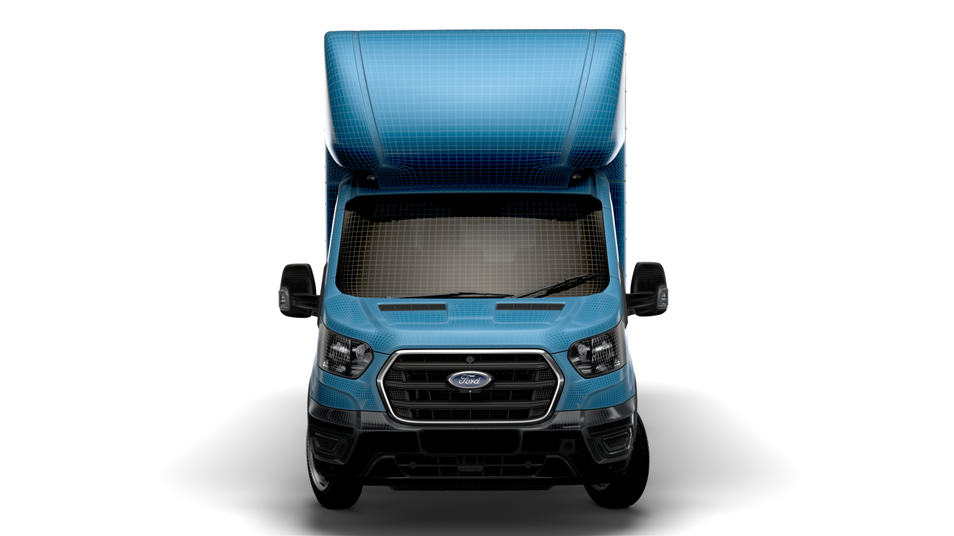 Ford Transit Luton Box 2023 by creator_3d | 3DOcean
