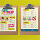 Beige Retro Summer Food Menu, Print Templates | GraphicRiver