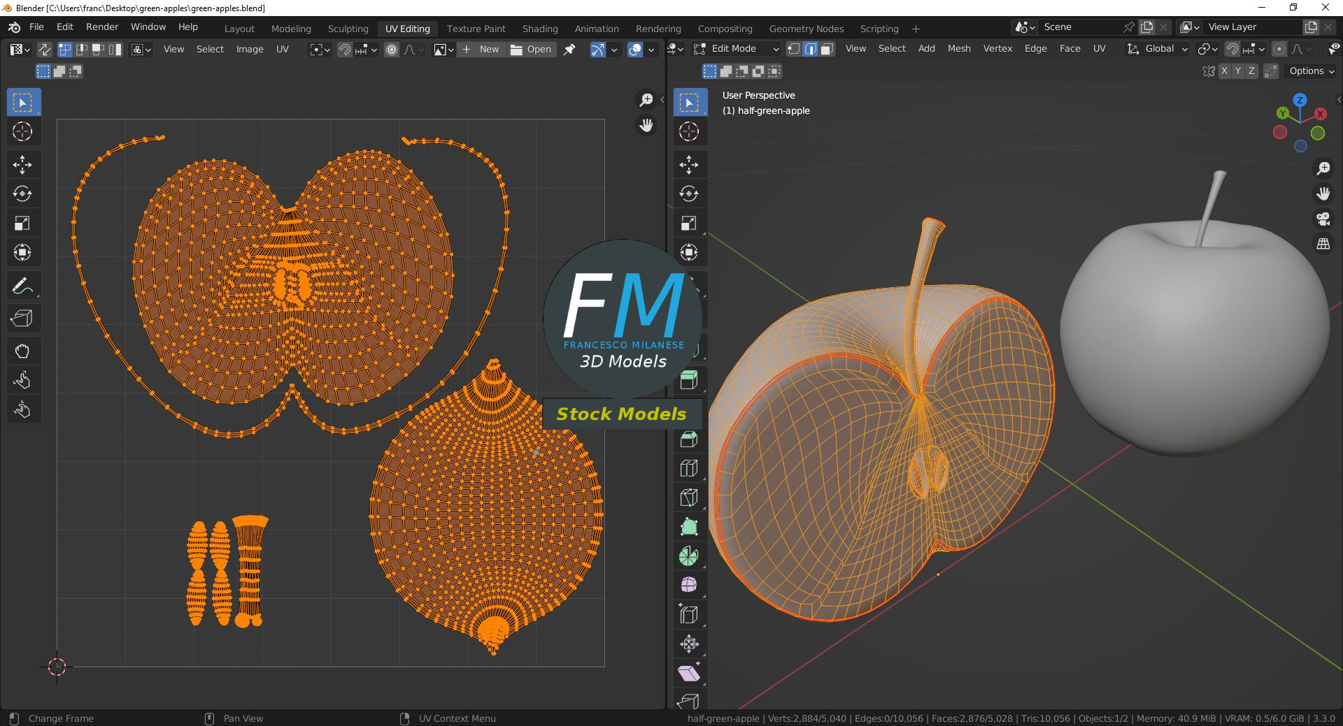 Green apples by FrancescoMilanese85 | 3DOcean