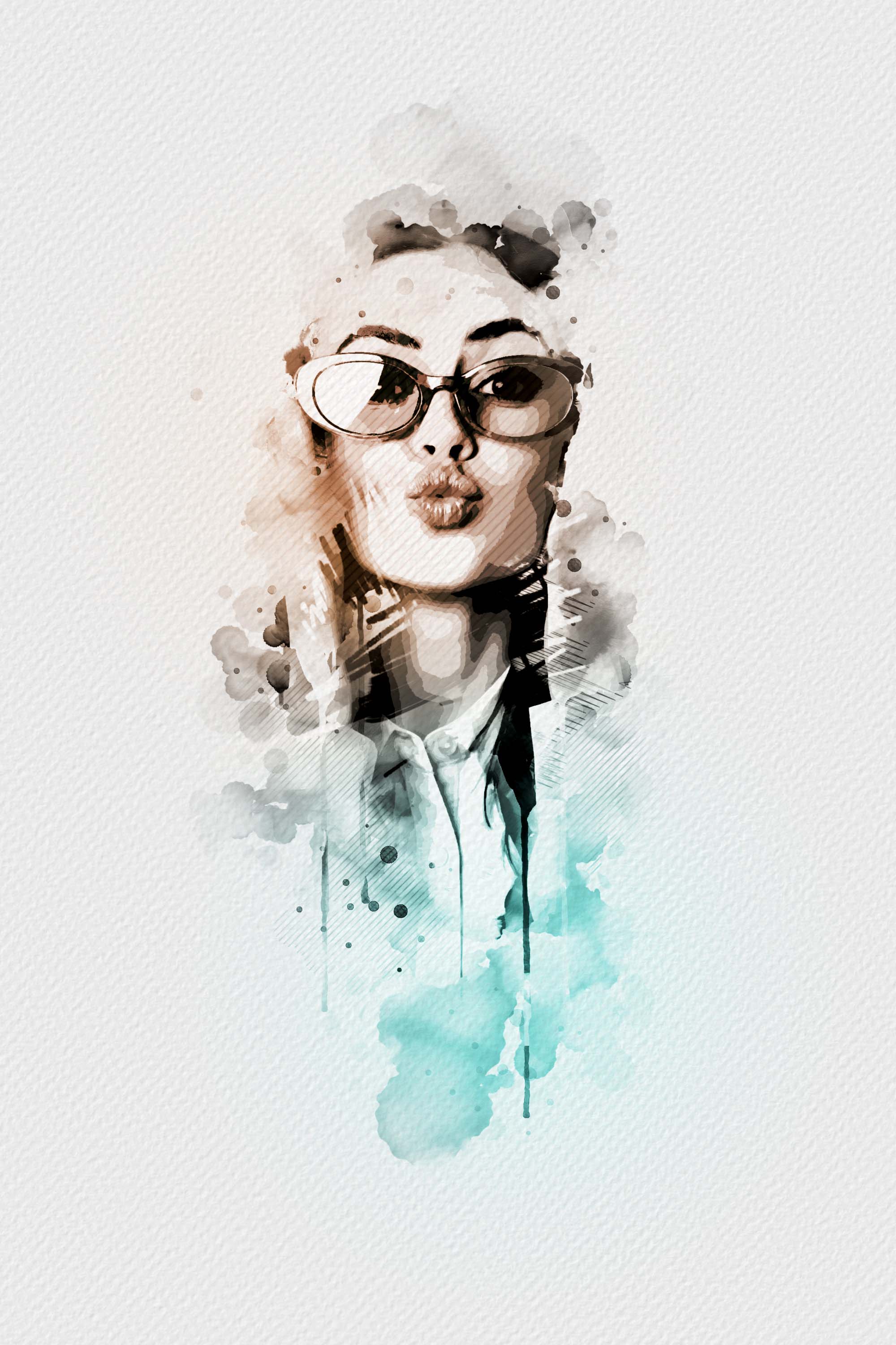 Ink Portrait Premium Photo Effect, Add-ons | GraphicRiver