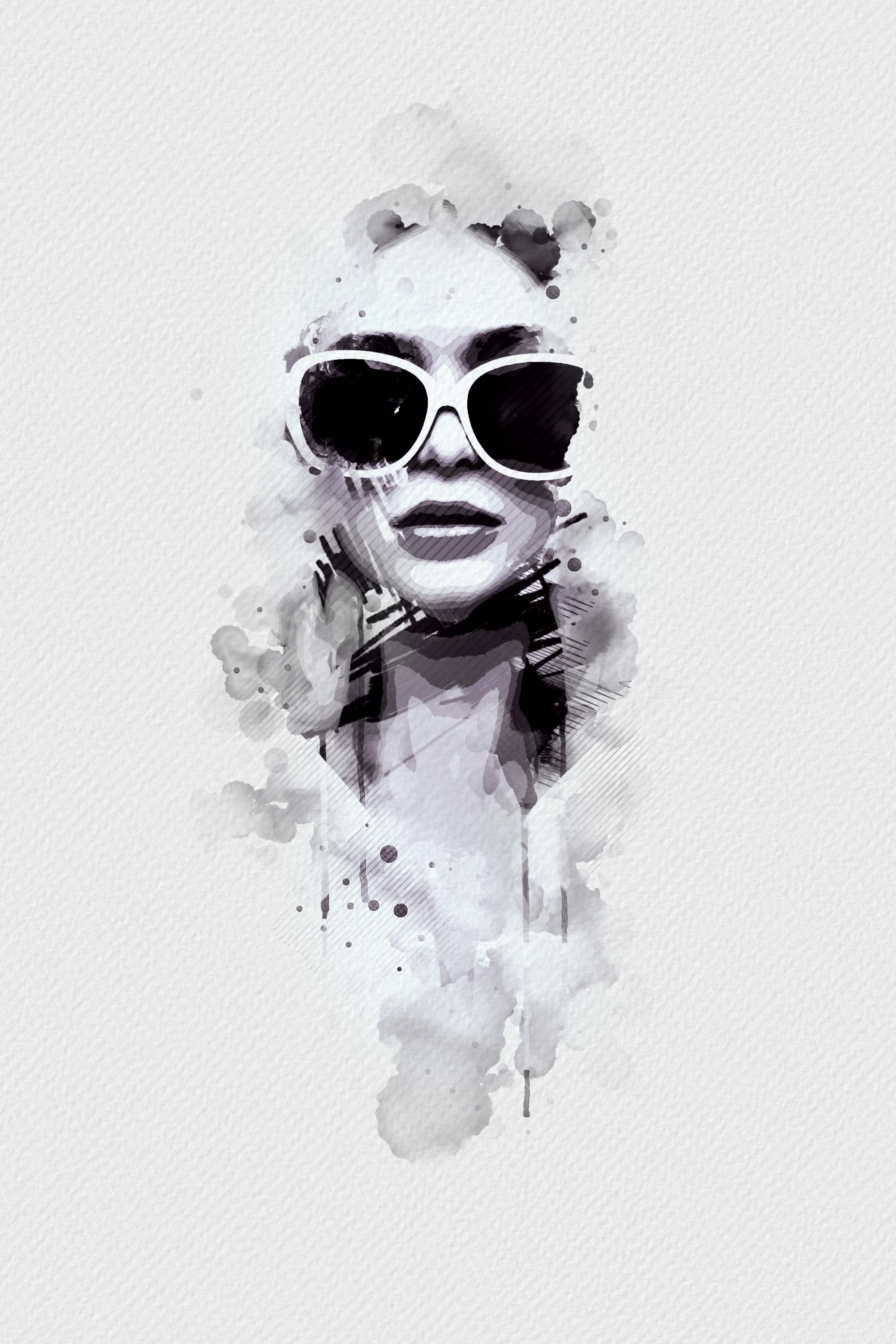 Ink Portrait Premium Photo Effect, Add-ons | GraphicRiver