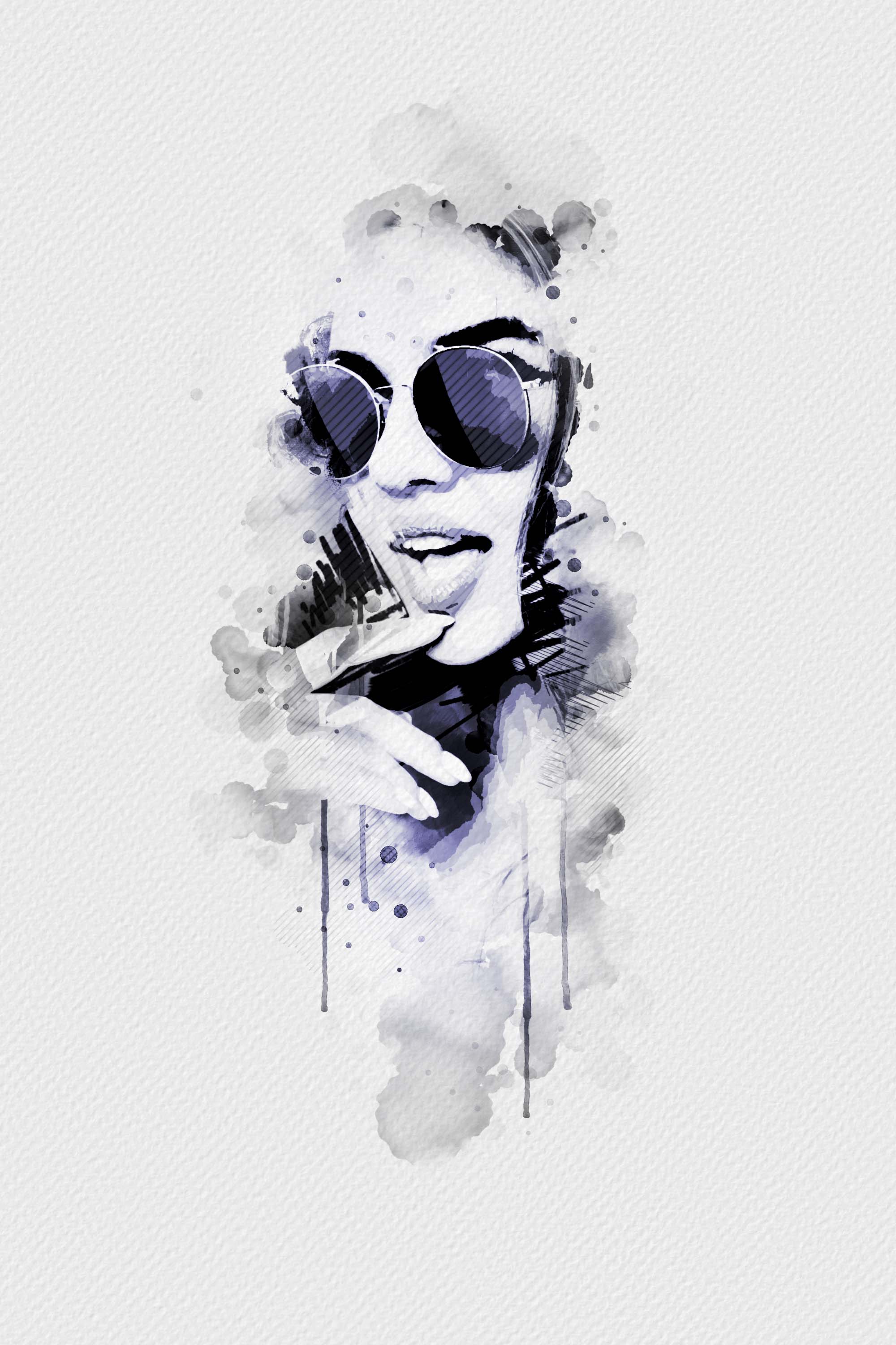 Ink Portrait Premium Photo Effect, Add-ons | GraphicRiver