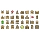 Warsaw Icons Set Vector Color Flat, Vectors | GraphicRiver