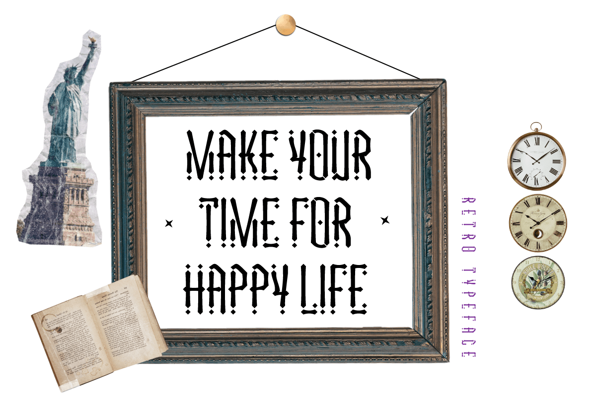 ZANKY – Retro Condensed Font, Fonts | GraphicRiver