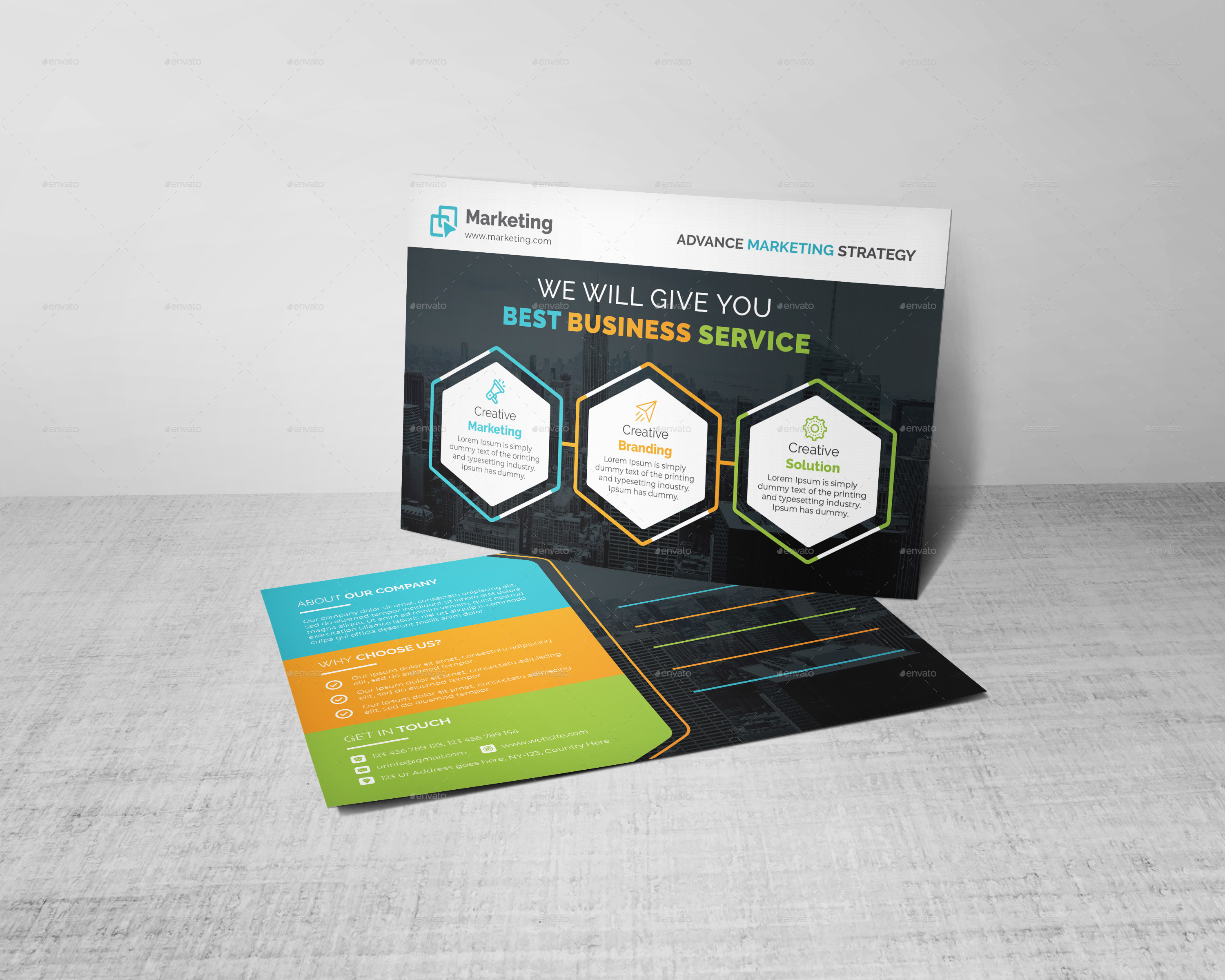 Business Postcard Bundle, Print Templates | GraphicRiver