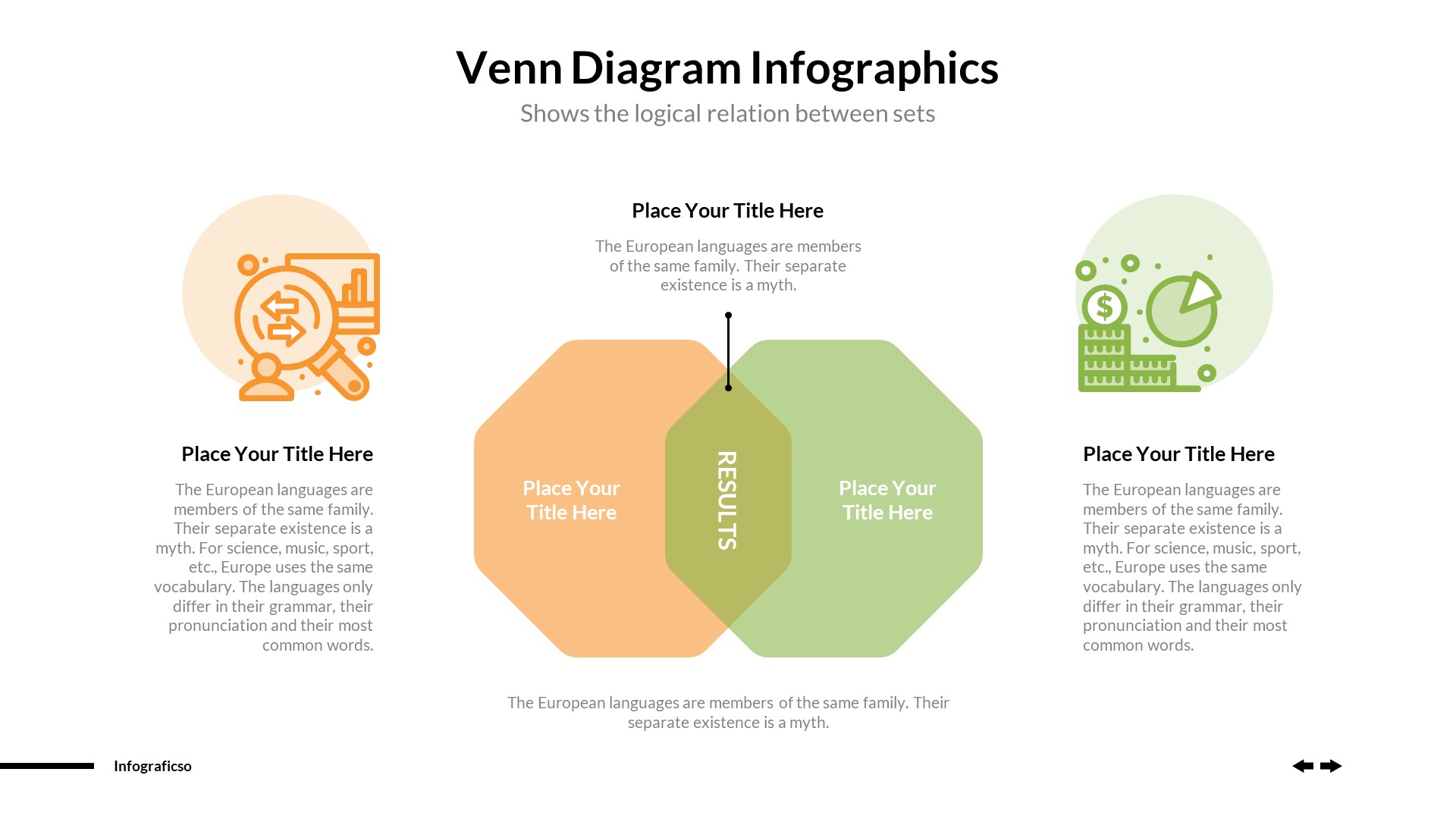 Business Venn Diagram Infographics PowerPoint Template, Presentation ...