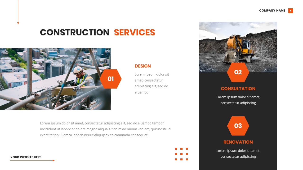 Constructor - Construction Google Slides, Presentation Templates ...