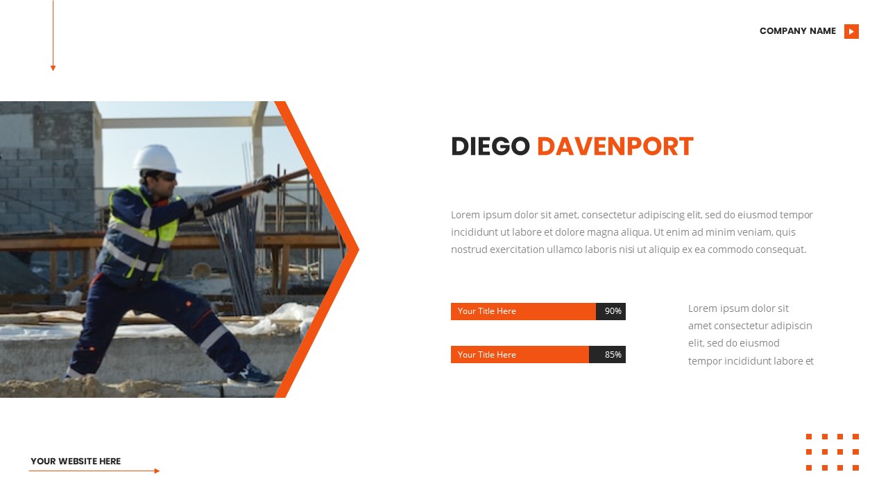 Constructor - Construction Google Slides, Presentation Templates ...