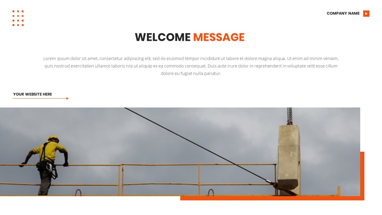Constructor - Construction Google Slides, Presentation Templates ...