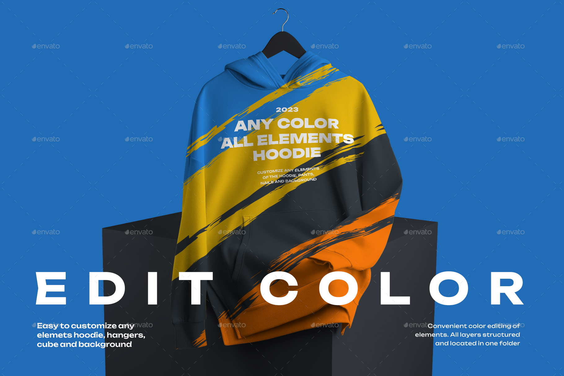7 Mockups Oversize Long Hoodies, Graphics | GraphicRiver
