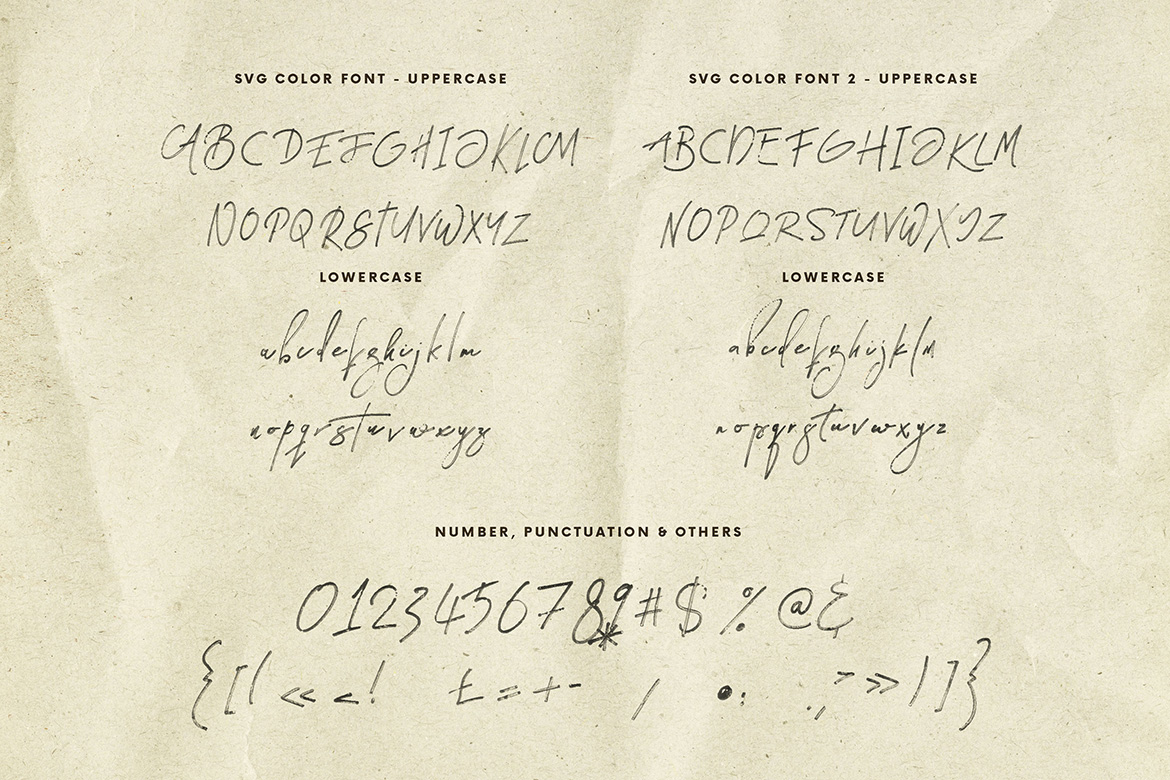 Affect SVG Brush Script, Fonts | GraphicRiver