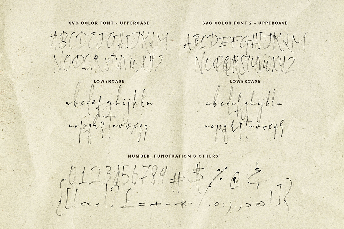 Brooklyn SVG Brush Script, Fonts | GraphicRiver