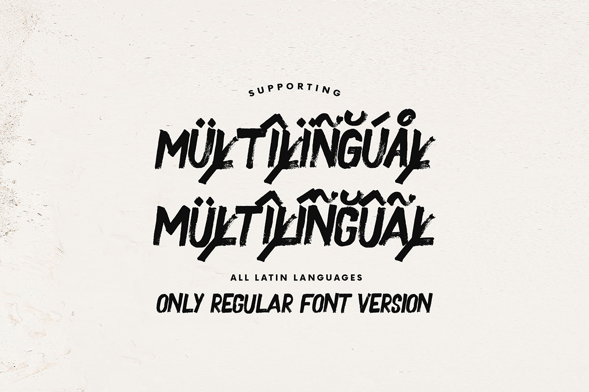 Hack Svg Brush Font, Fonts | GraphicRiver