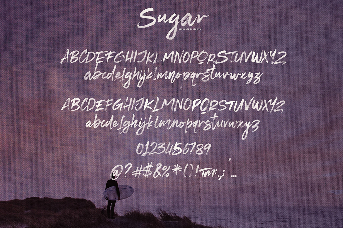 Sugar Svg Brush Script, Fonts | GraphicRiver