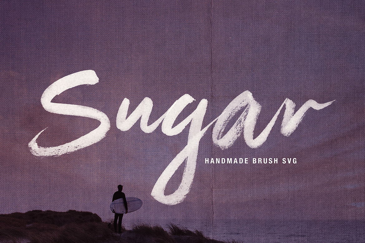 Sugar Svg Brush Script, Fonts | GraphicRiver