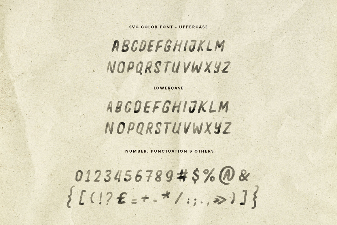 Tangerine Season SVG Brush Font, Fonts | GraphicRiver