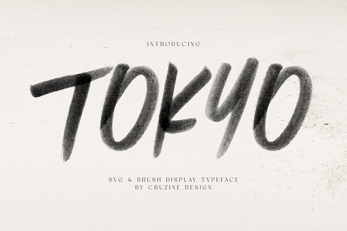 Tokyo SVG Brush Font by cruzine2 | GraphicRiver