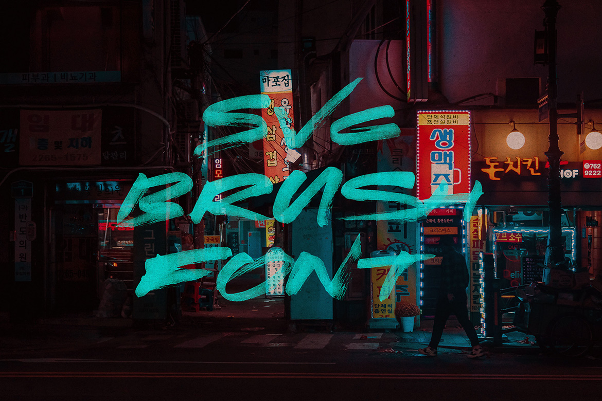 Venom Zone SVG Brush Font, Fonts | GraphicRiver