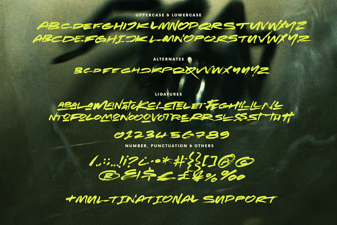 Venom Zone SVG Brush Font, Fonts | GraphicRiver