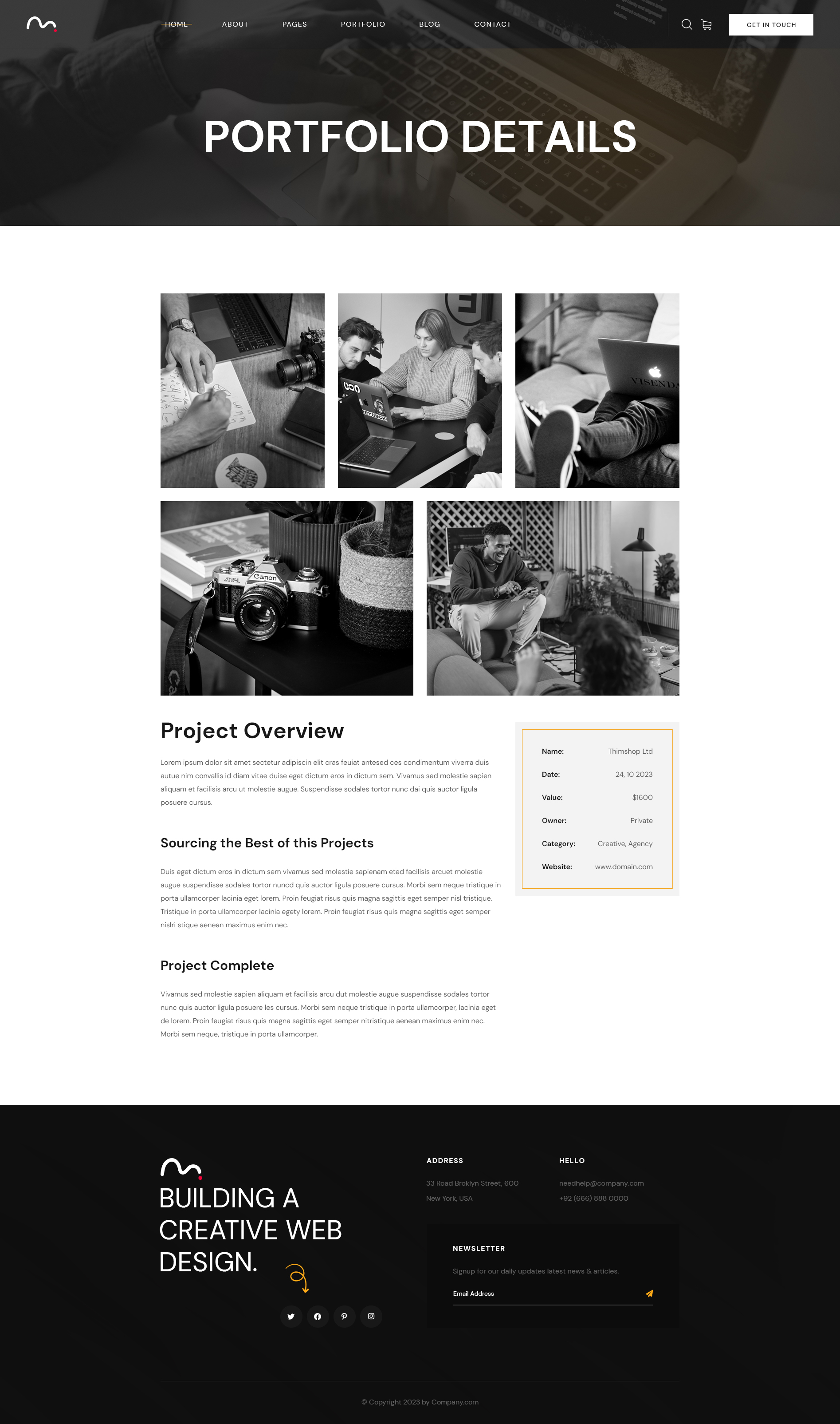 Crotive - Creative Agency PSD Template by thimshop | ThemeForest
