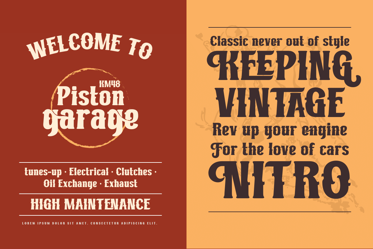 Ruihant | Retro Condensed Font, Fonts | GraphicRiver