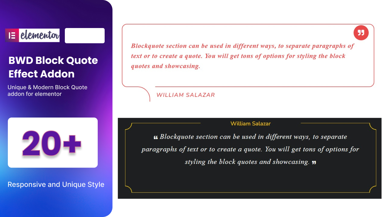 BWD Elementor addons bundle by BestWpDeveloper | CodeCanyon