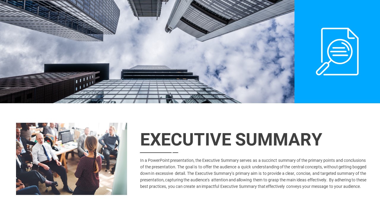 Executive Summary PowerPoint Presentation Template Designs ...