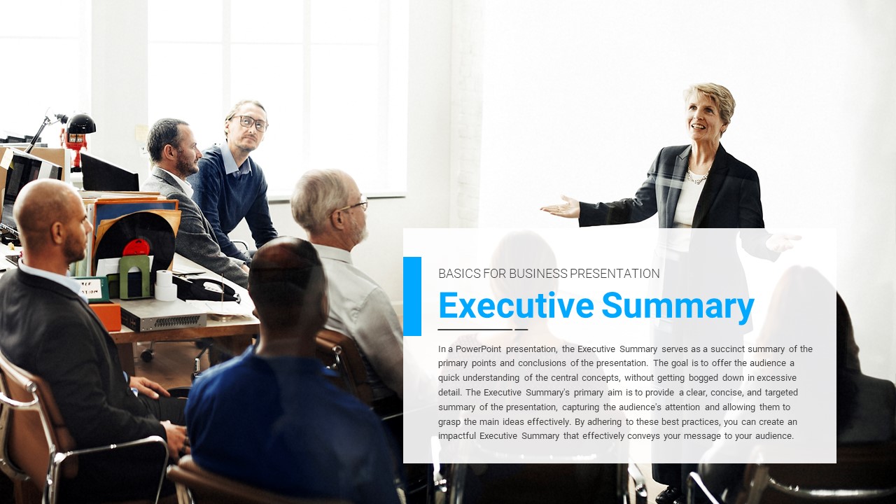 Executive Summary PowerPoint Presentation Template Designs ...