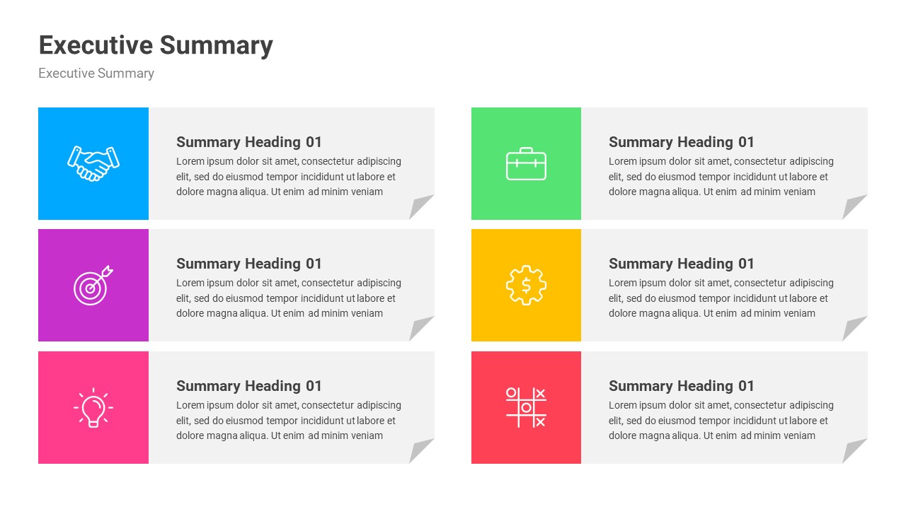 Executive Summary PowerPoint Presentation Template Designs ...
