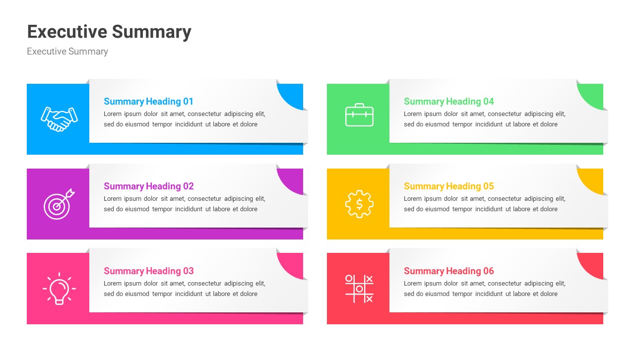 Executive Summary PowerPoint Presentation Template Designs ...