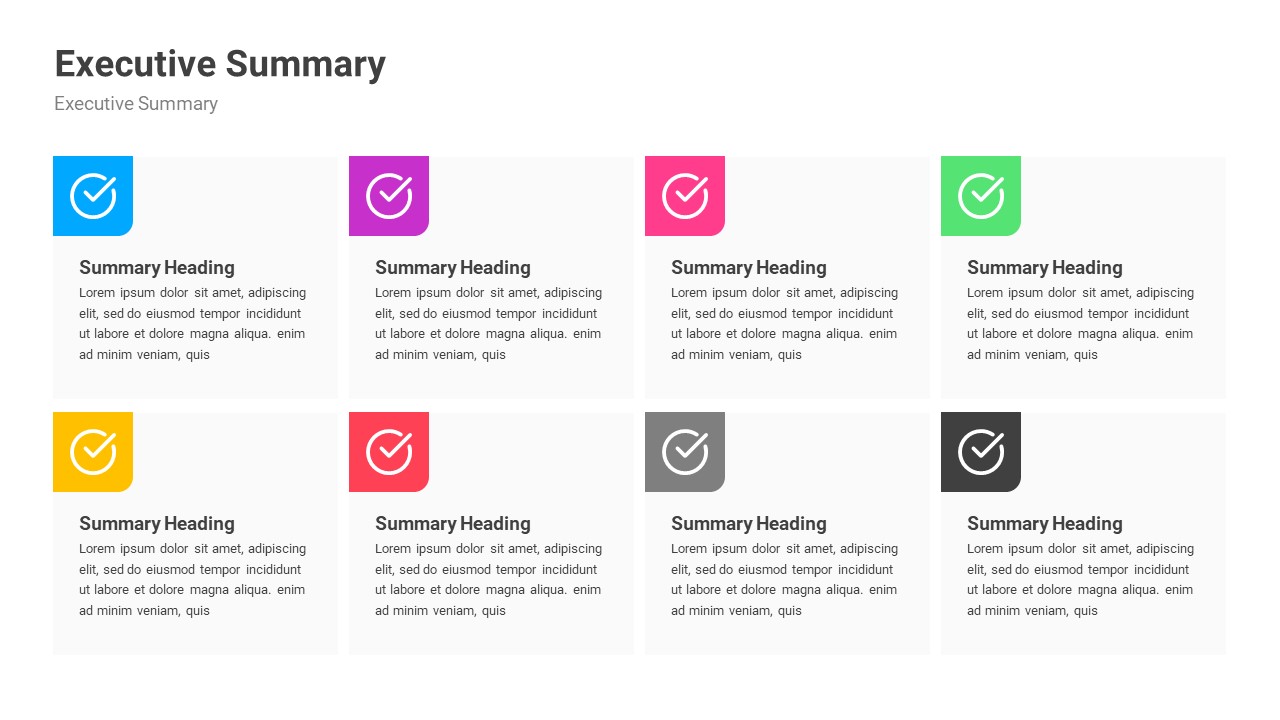 Executive Summary PowerPoint Presentation Template Designs ...