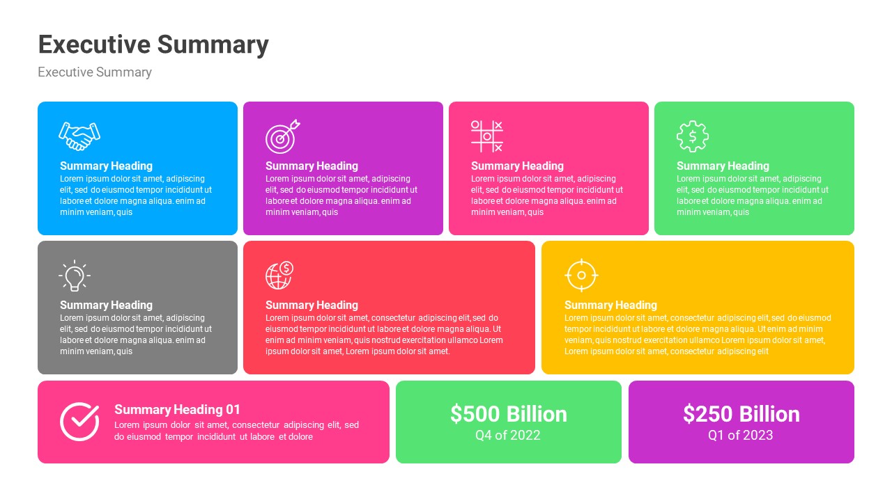 Executive Summary PowerPoint Presentation Template Designs ...
