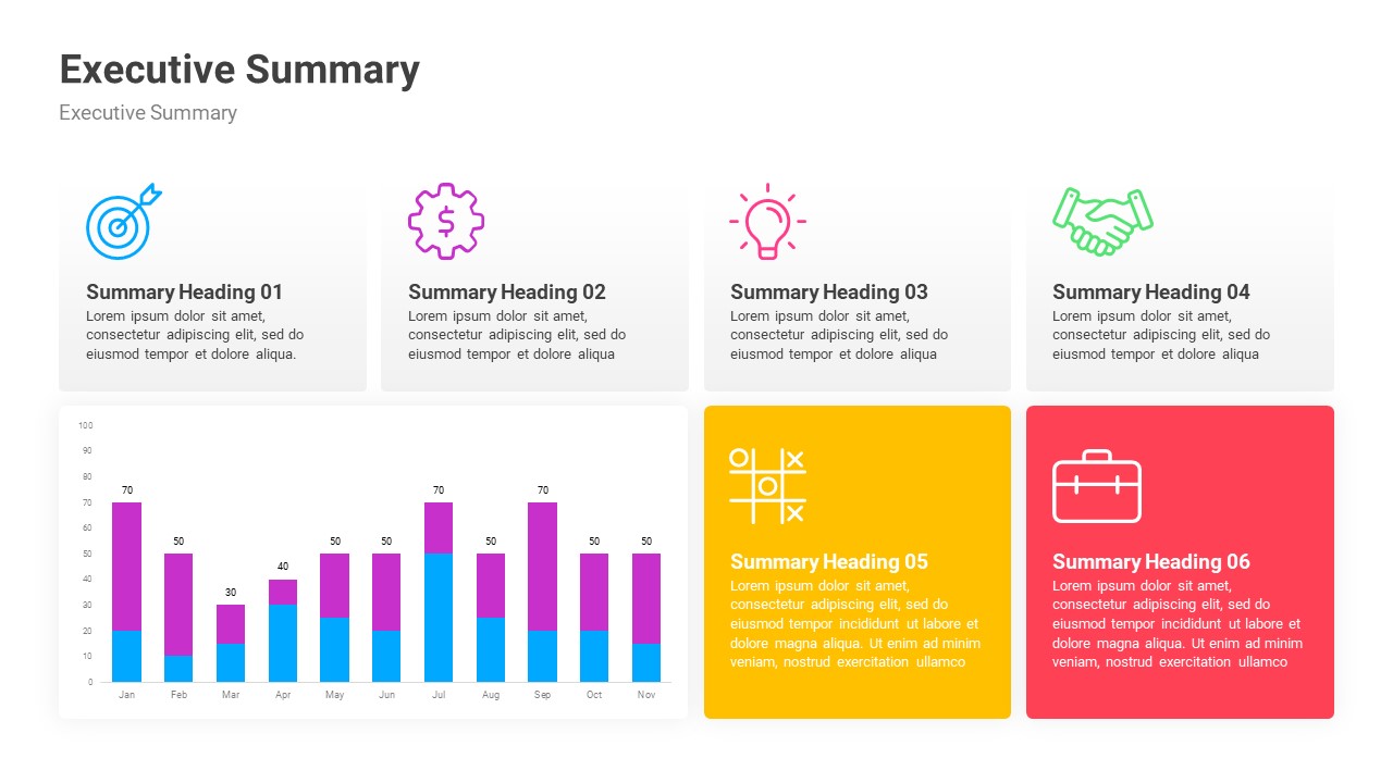 Executive Summary PowerPoint Presentation Template Designs ...