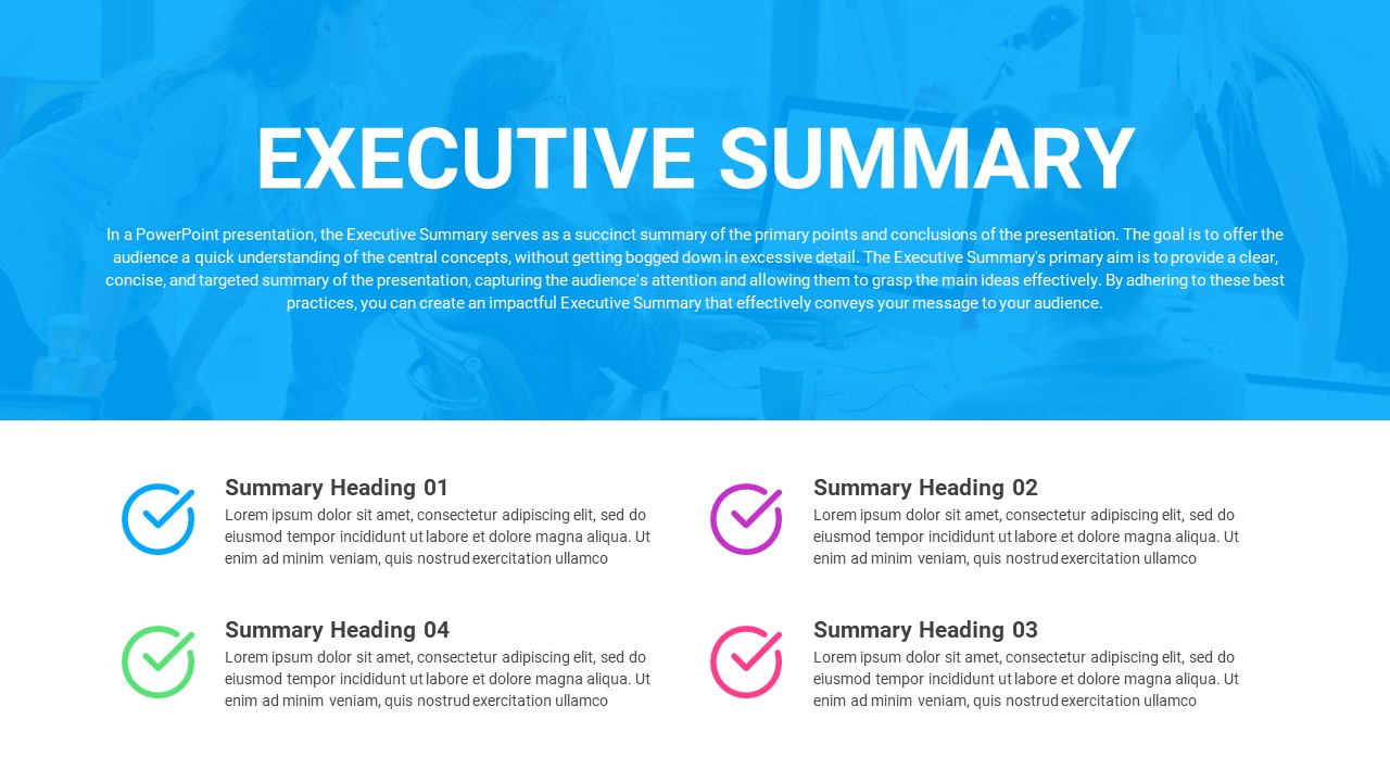 Executive Summary PowerPoint Presentation Template Designs ...