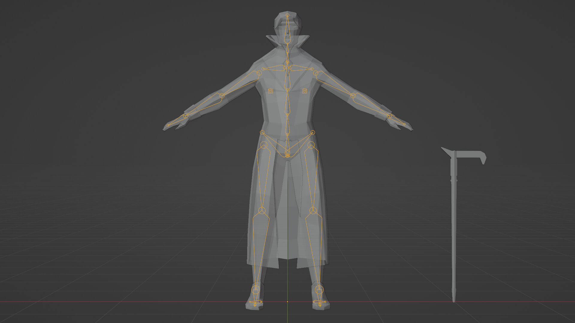 Dracula Vampire Undead Lowpoly Gameready Rigged by Atlant3D | 3DOcean