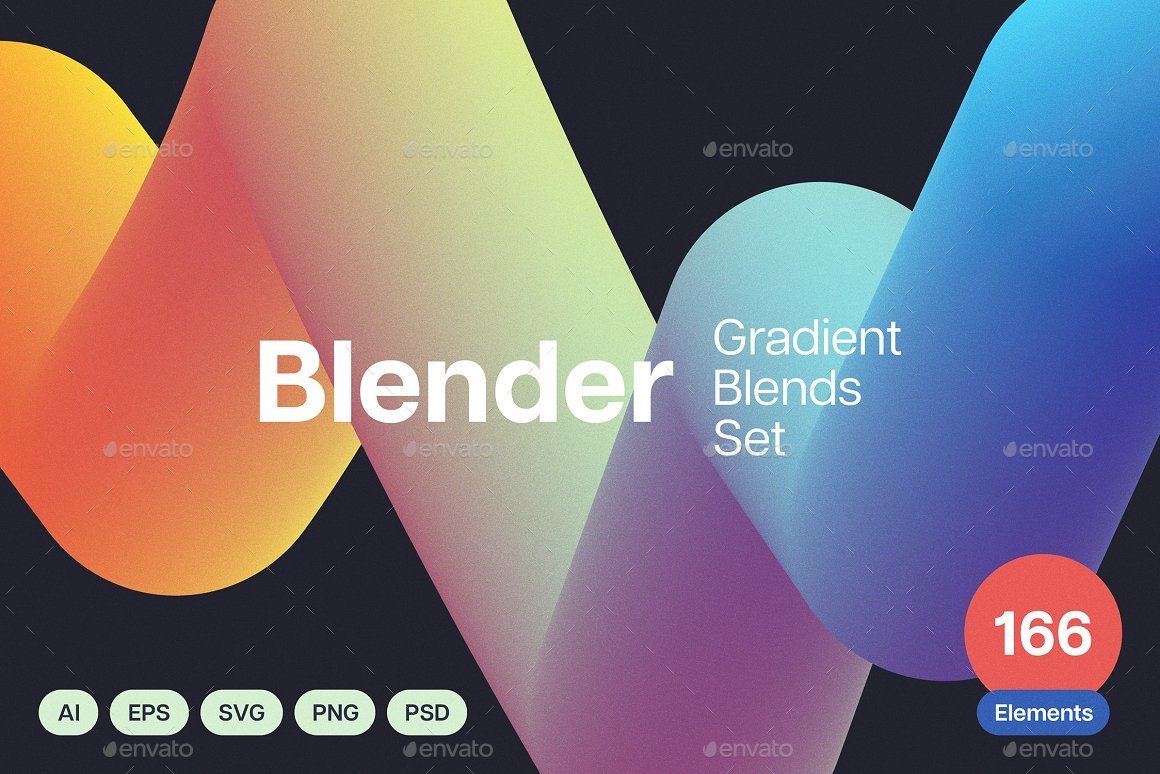 Blender: Gradient Blends Collection, Graphics | GraphicRiver