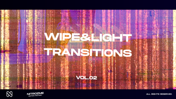 Wipe and Light Transitions Vol. 02, After Effects Project Files | VideoHive