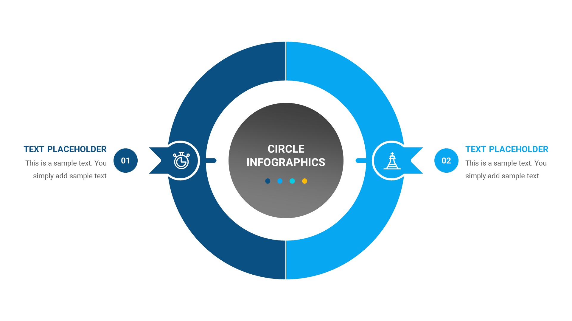Circle Infographics PowerPoint Presentation, Presentation Templates