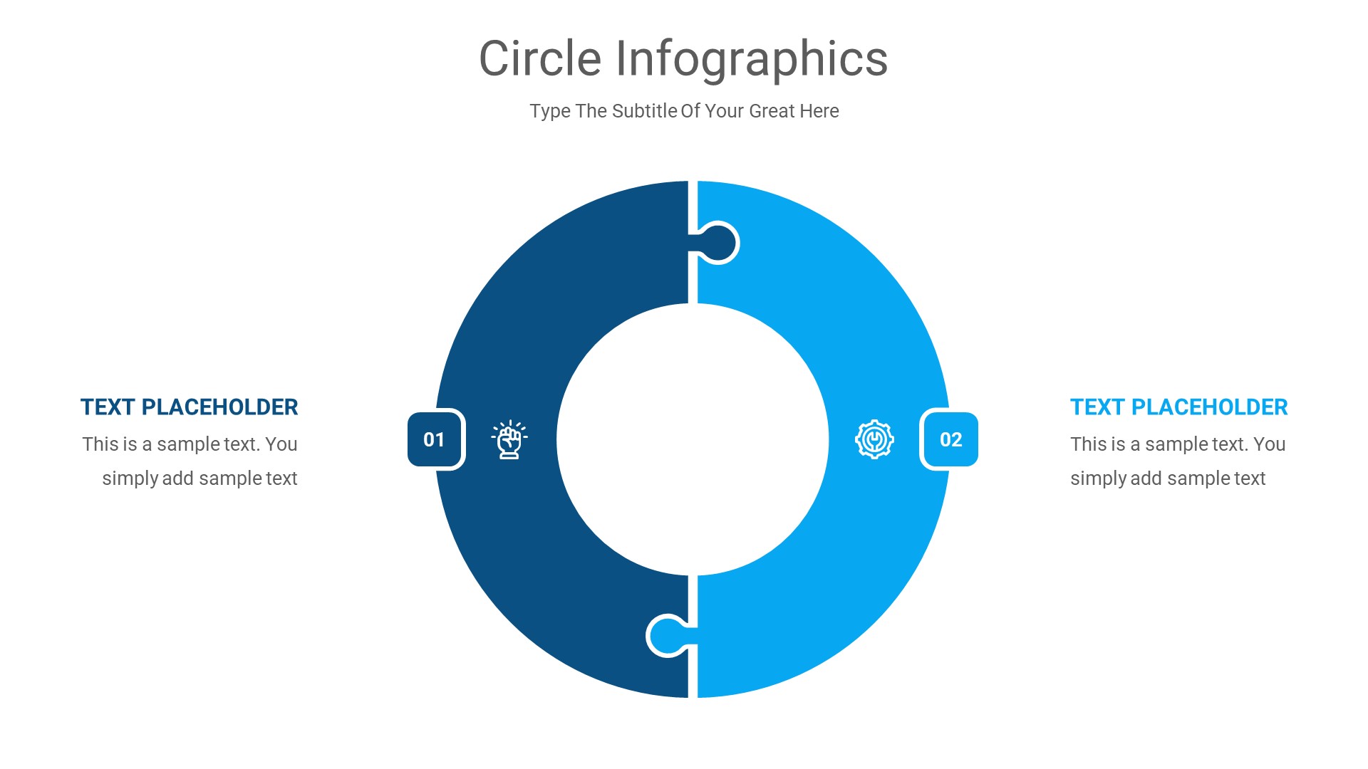 Circle Infographics PowerPoint Presentation, Presentation Templates