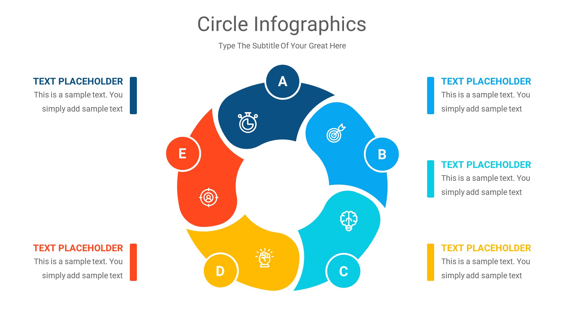Circle Infographics PowerPoint Presentation, Presentation Templates