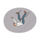 Unhappy Man Fall Down Career Ladder, Vectors | GraphicRiver