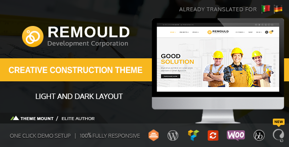 Remould | Construction & Building WordPress Theme by thememount | ThemeForest
