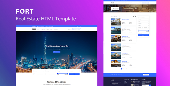 Fort - Real Estate HTML Template by ThemeVessel | ThemeForest