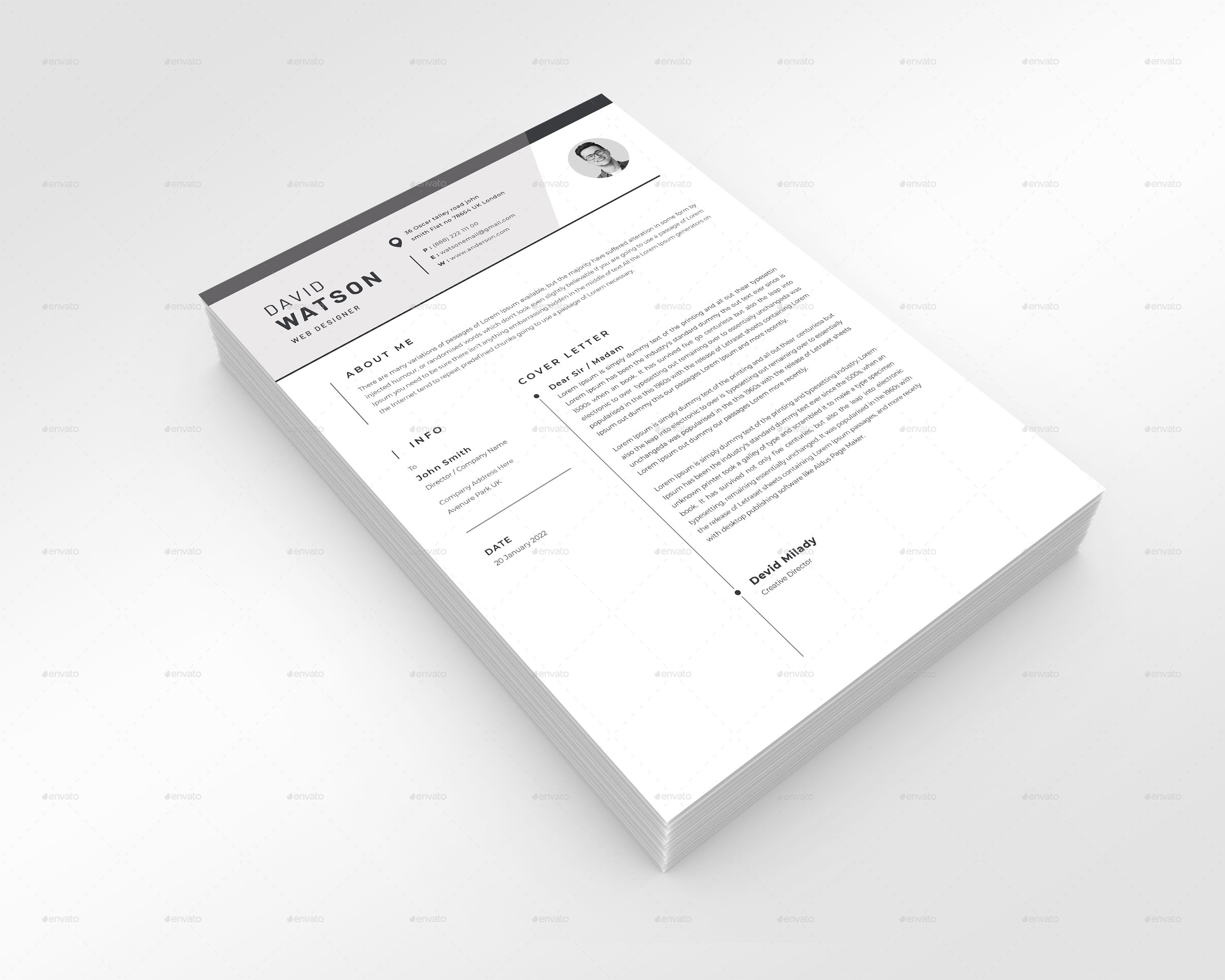 Resume, Print Templates | GraphicRiver