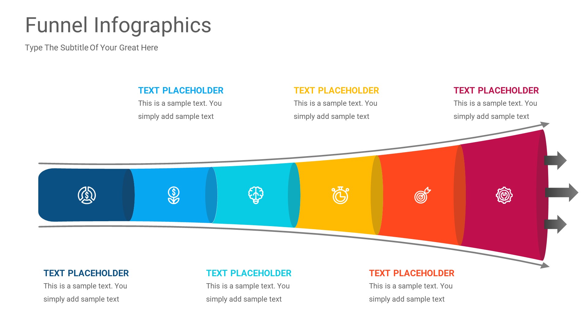Funnel Diagrams PowerPoint Presentation Template, Presentation Templates