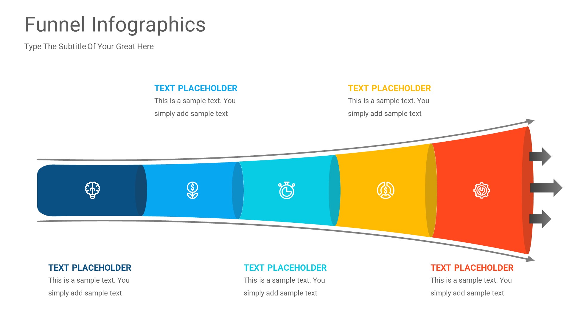 Funnel Diagrams PowerPoint Presentation Template, Presentation Templates