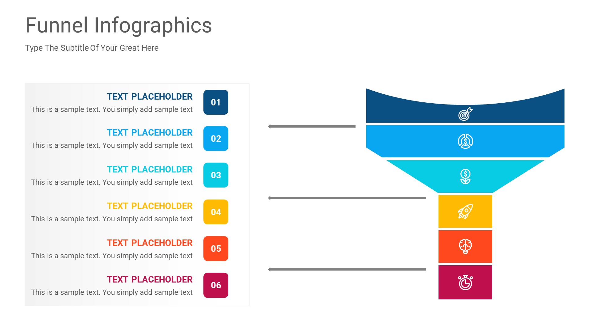 Funnel Diagrams PowerPoint Presentation Template, Presentation Templates
