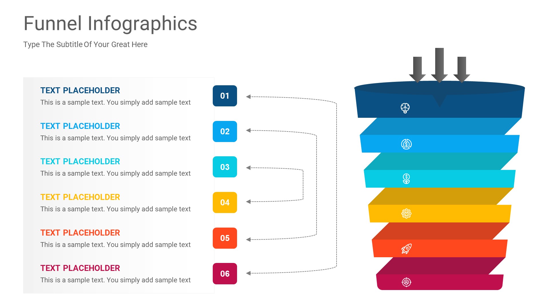 Funnel Diagrams PowerPoint Presentation Template, Presentation Templates