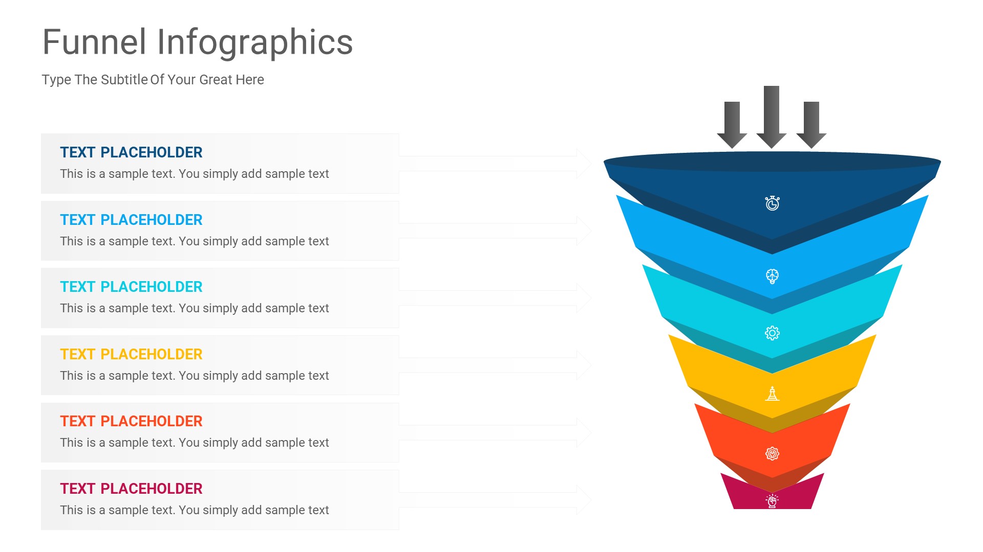 Funnel Diagrams PowerPoint Presentation Template, Presentation Templates